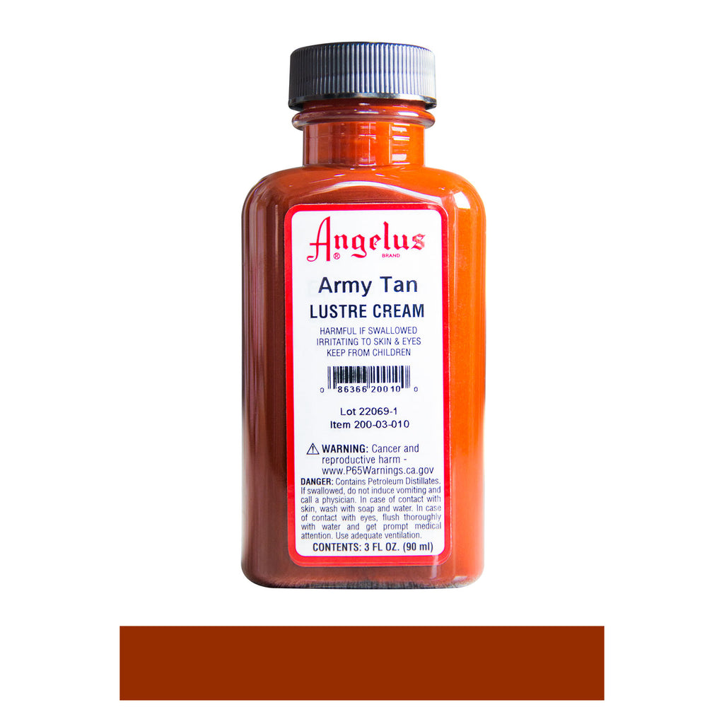 Crema para lustrar calzado army tan – Angelus Brand